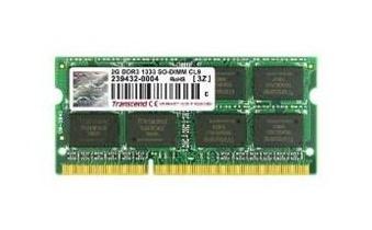 2GB Transcend JetRAM DDR3 1333MHz SO-DIMM PC3-10666 CL9 laptop memory ...