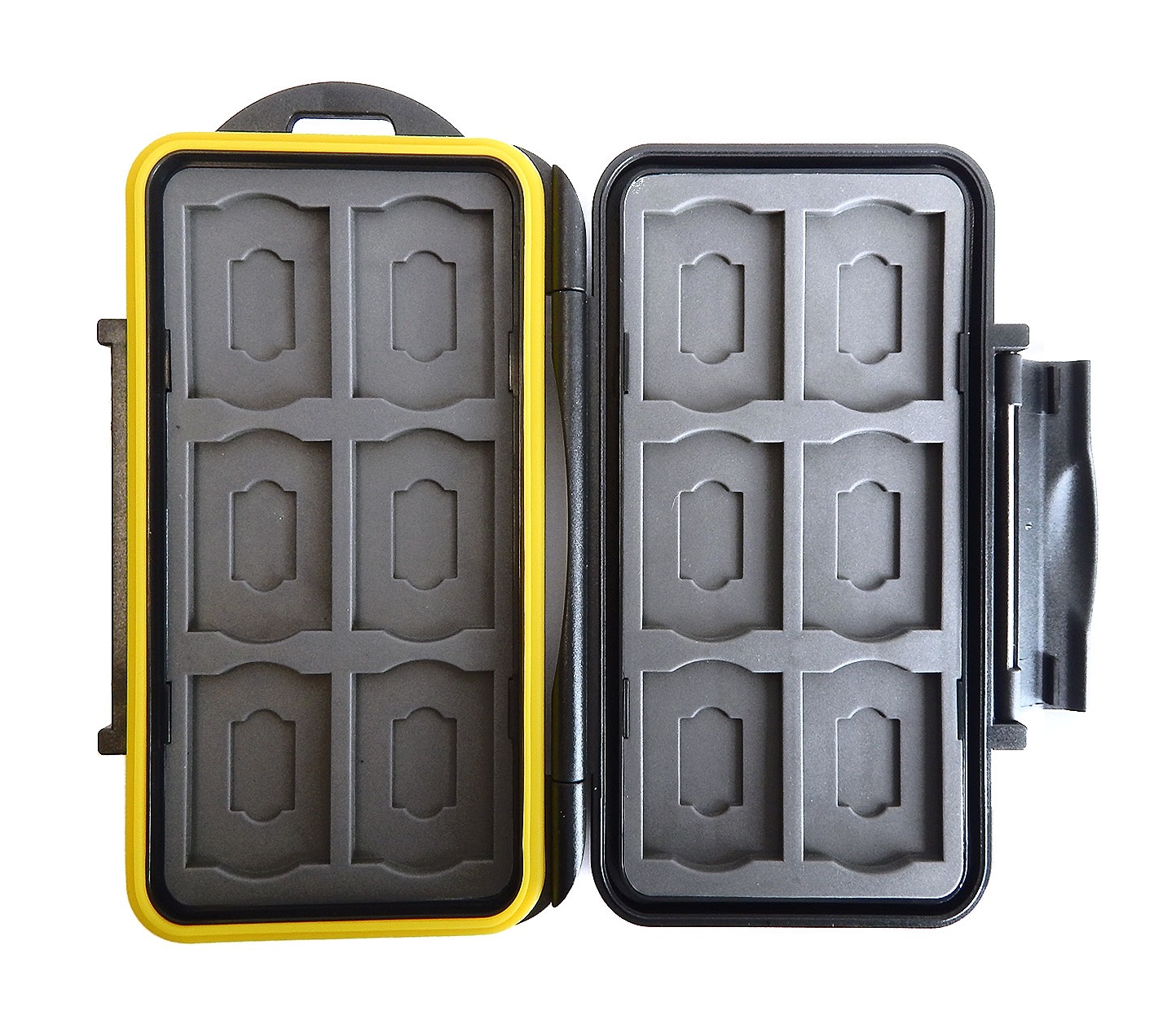 JJC MC-SDMSD24 Rugged Waterproof Memory Card Case (12x SD + 12x microSD)