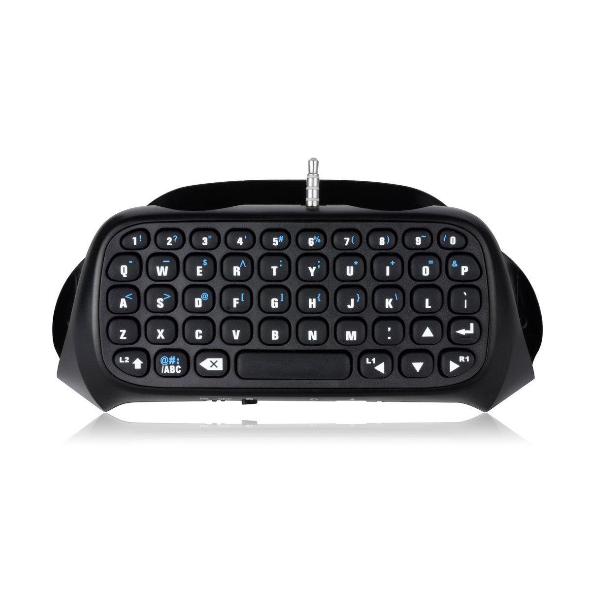 NEON Wireless Keyboard for PS4 Controller - Black