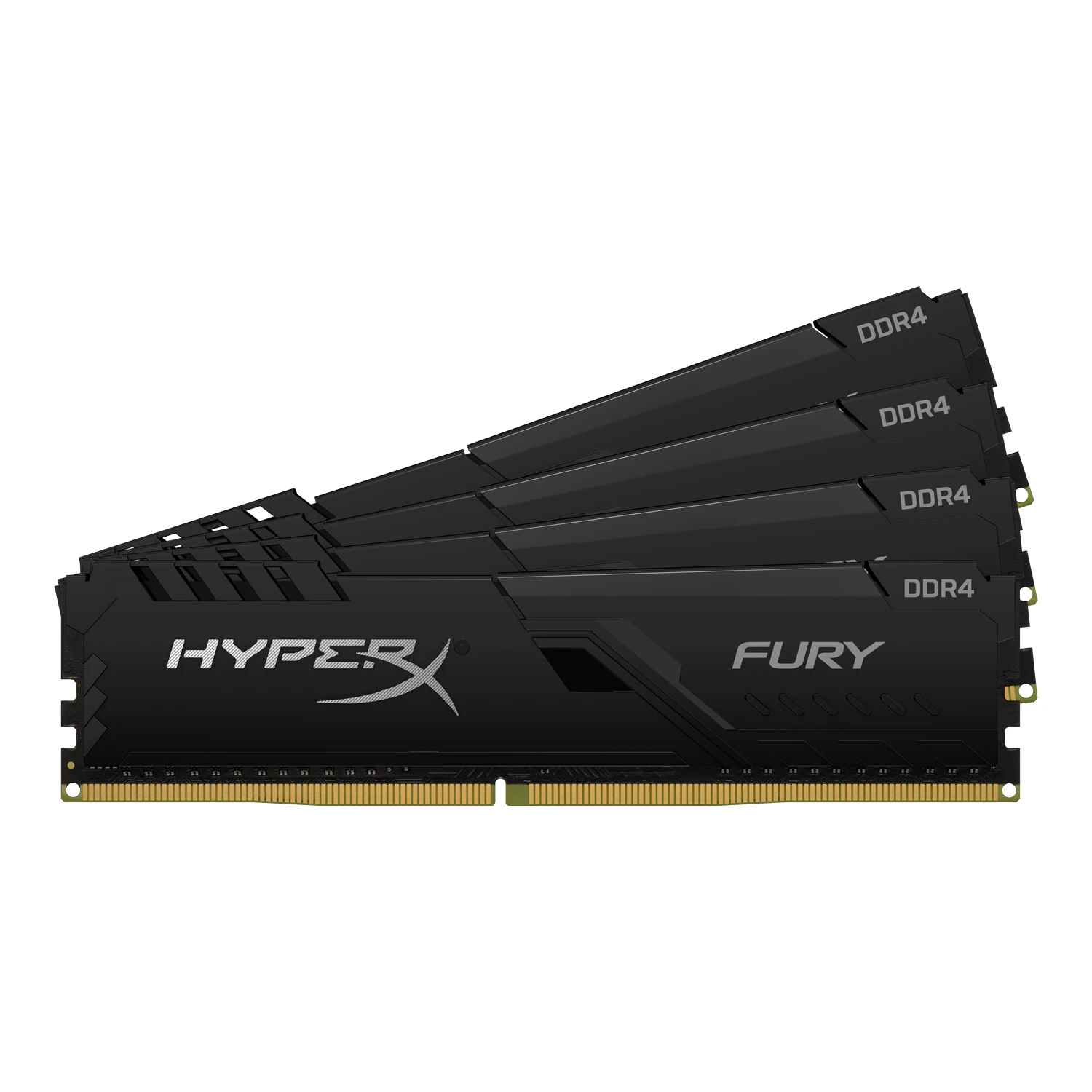 64GB Kingston HyperX Fury DDR4 3466MHz PC4-27700 CL17 Quad Channel Kit ...