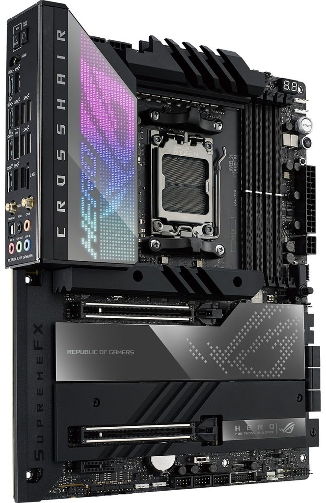 ASUS ROG Crosshair X670E Hero AMD X670 Socket AM5 ATX DDR5 Motherboard
