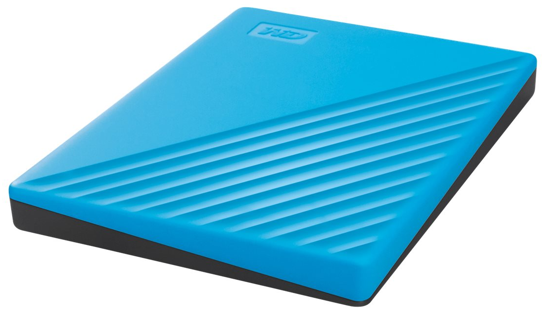 2TB Western Digital My Passport USB3.0 External Hard Drive - Blue