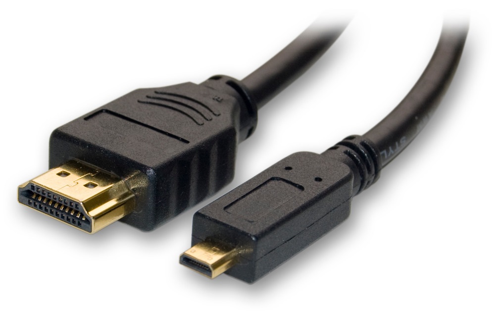 HDMI Cable 19-pin HDMI Male to Micro HDMI Male Black 2m