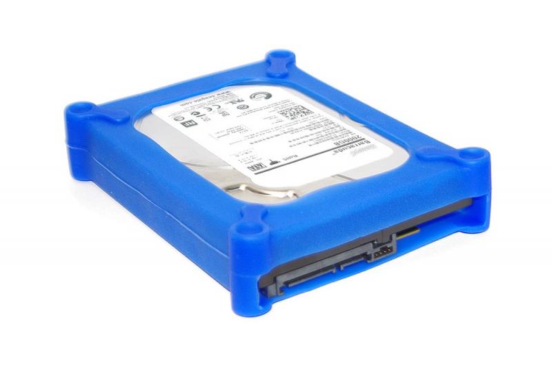 NEON Soft Silicone Protective Case for 3.5-inch hard drive / SSD - Blue