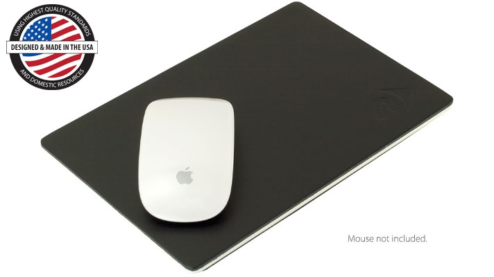 NewerTech NuPad Executive 6" x 9" Leather and Aluminum Mouse Pad ...