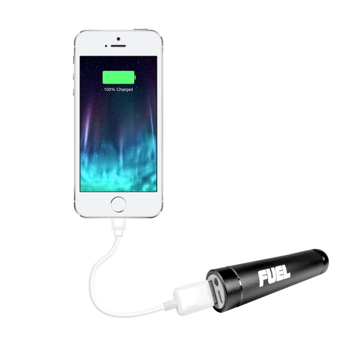 Patriot Fuel Active 2000mAh Portable Power Bank with LED Torch - Black