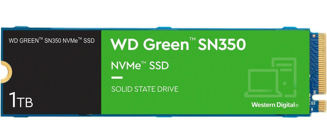 1TB Western Digital Green M.2 PCI Express QLC NVMe Internal Solid State ...