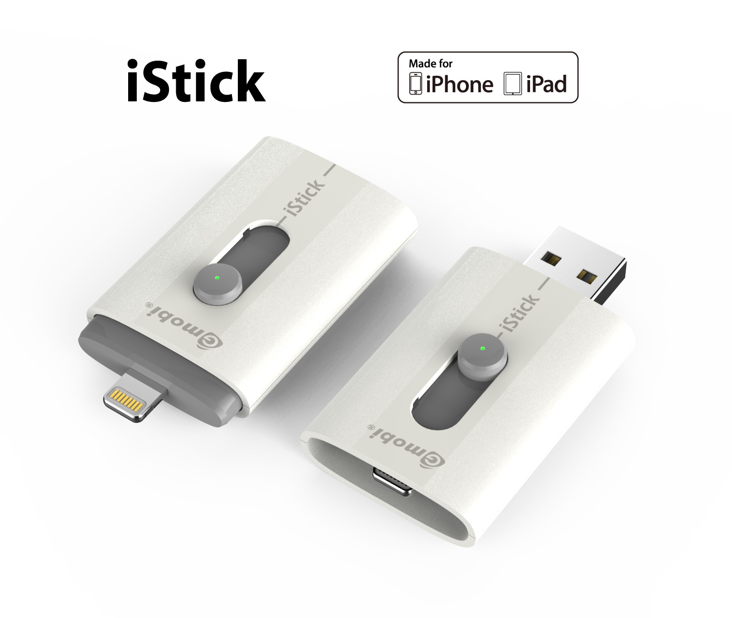 64GB PQI Gmobi USB iStick for iPhone, iPad, iPod with Lightning ...