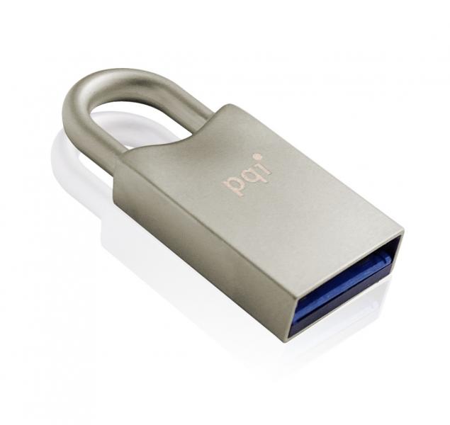 32GB PQI i-Tiff U834V USB Flash Drive - Padlock Design - USB3.0