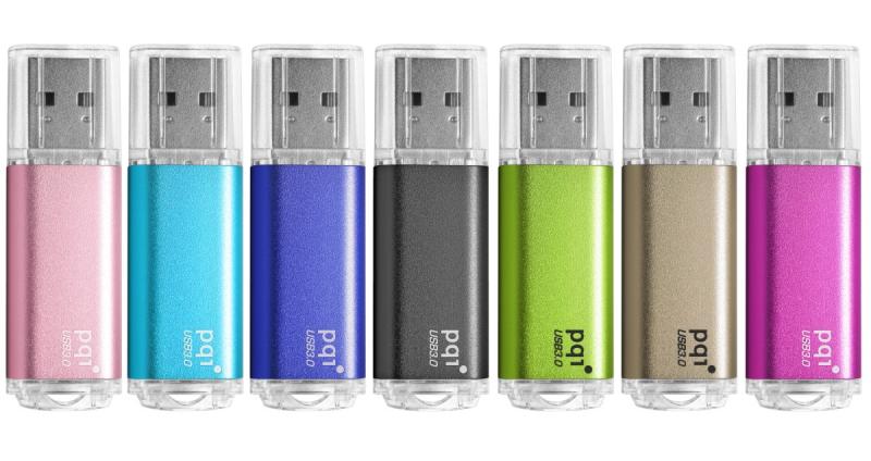 32GB PQI U273V Traveling Disk USB Flash Drive - Deep Blue - USB3.0