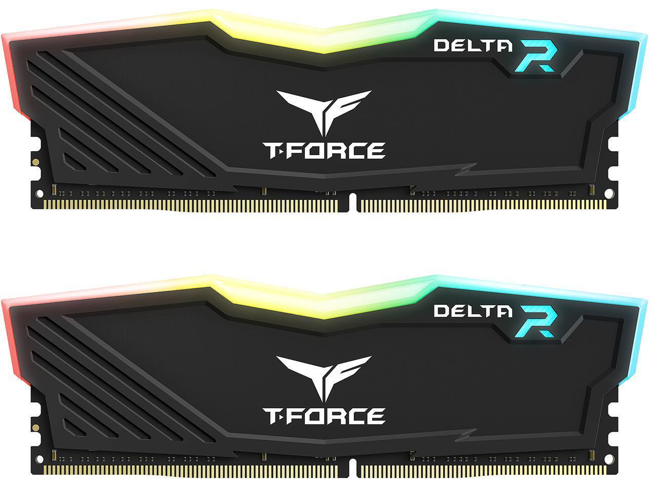 16GB Team Group DELTA RGB DDR4 3200MHz CL16 Dual Memory Kit (2 x 8GB ...