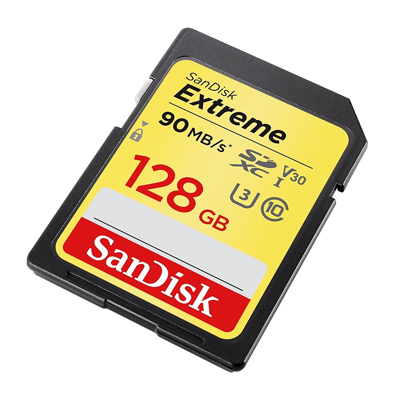128GB Sandisk SDXC Extreme Plus UHS-I U3 Memory Card 90MB/sec