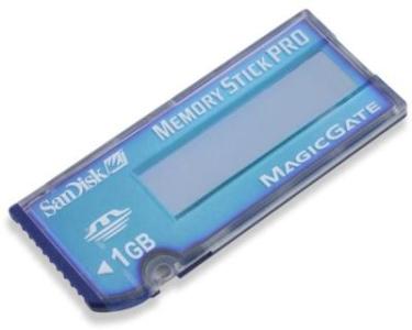 1Gb Sandisk Memory Stick PRO card