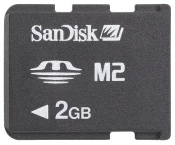 2Gb Sandisk Memory Stick Micro (M2) Card