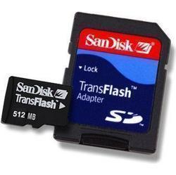 512Mb Sandisk Micro SD Transflash Memory Card