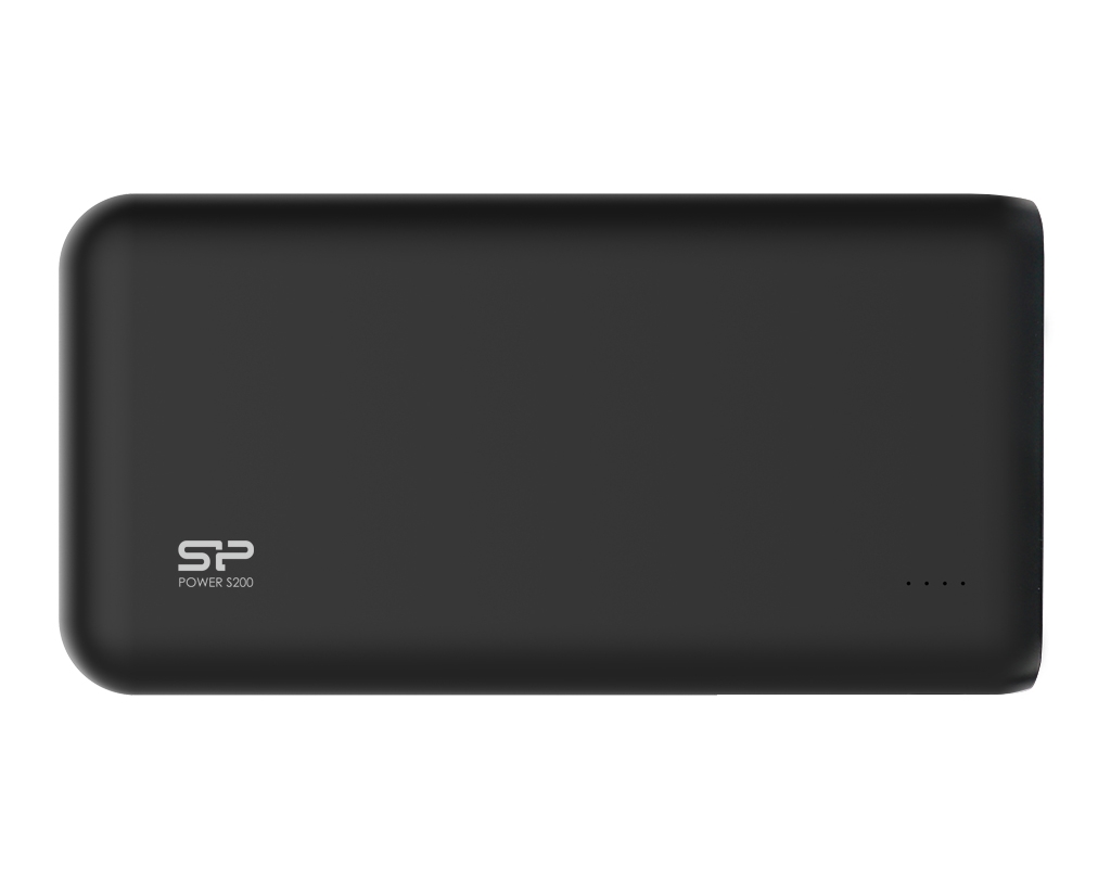 Silicon Power S200 20000mAh Power Bank Black 2x USB Output Ports
