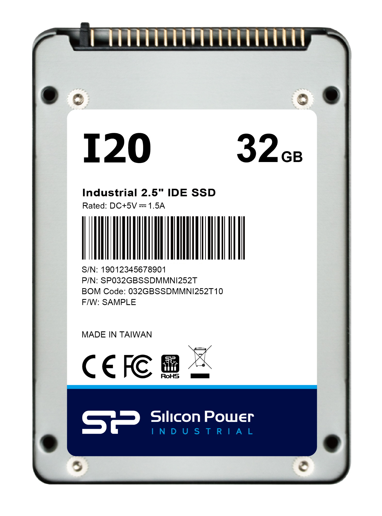 32GB Silicon Power SSD-I20 2.5-inch IDE/PATA SSD Solid State Disk (9 ...