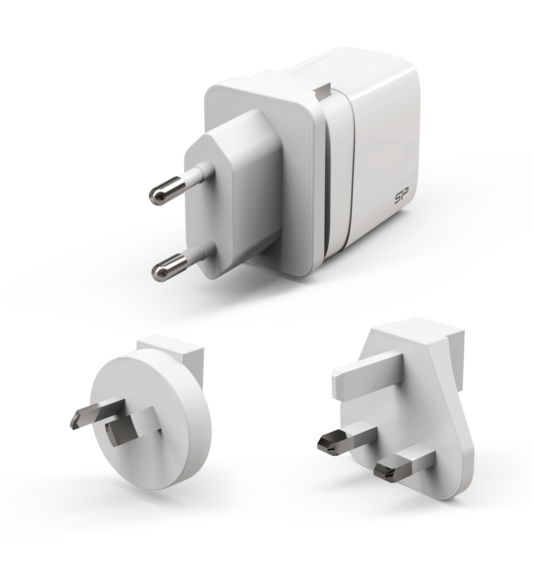 Silicon Power QM16 18W Wall Charger Multi-Country (US, UK, EU, AU)