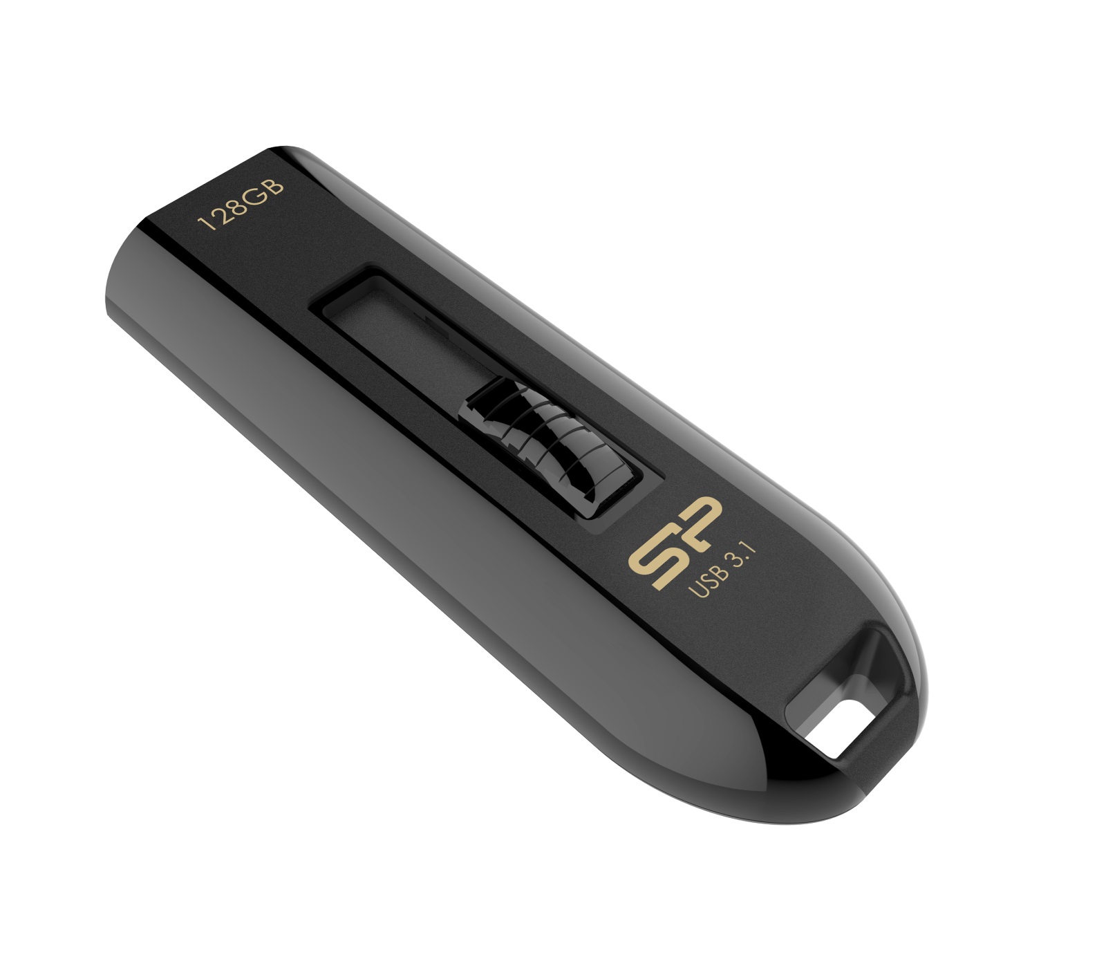 128GB Silicon Power Blaze B21 USB3.1 Flash Drive Black With Sliding USB ...