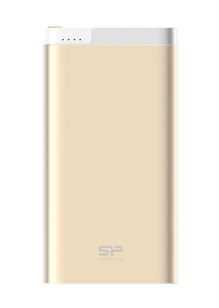 Silicon Power S105 10000mAh Portable Power Bank Champagne