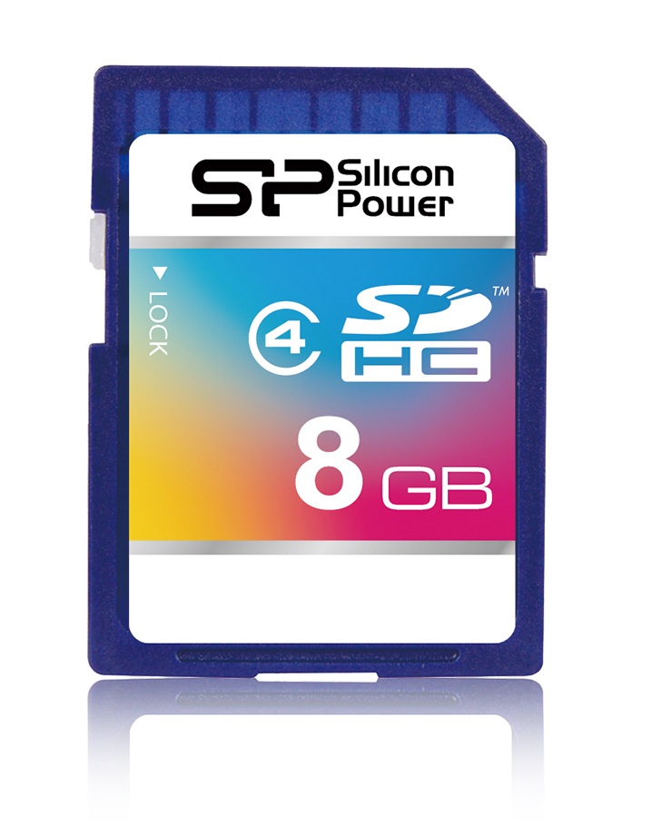 8GB Silicon Power Secure Digital SDHC CL4 Memory Card
