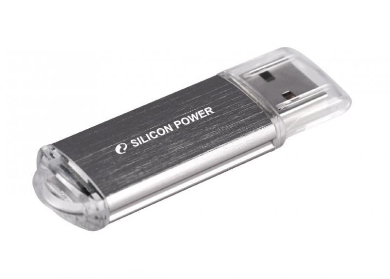 16GB Silicon Power Ultima II i-Series Silver USB Flash Drive