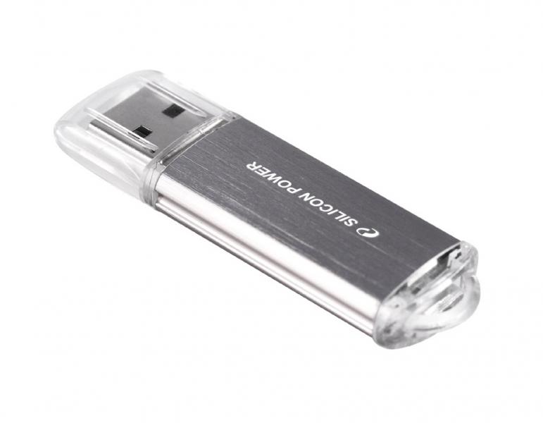 8GB Silicon Power Ultima II i-Series Silver USB Flash Drive