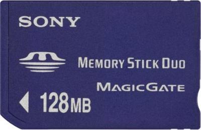 128Mb Sony Memory Stick Duo (MagicGate compatible)
