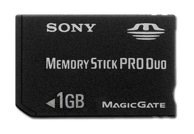 1Gb Sony Memory Stick PRO Duo card