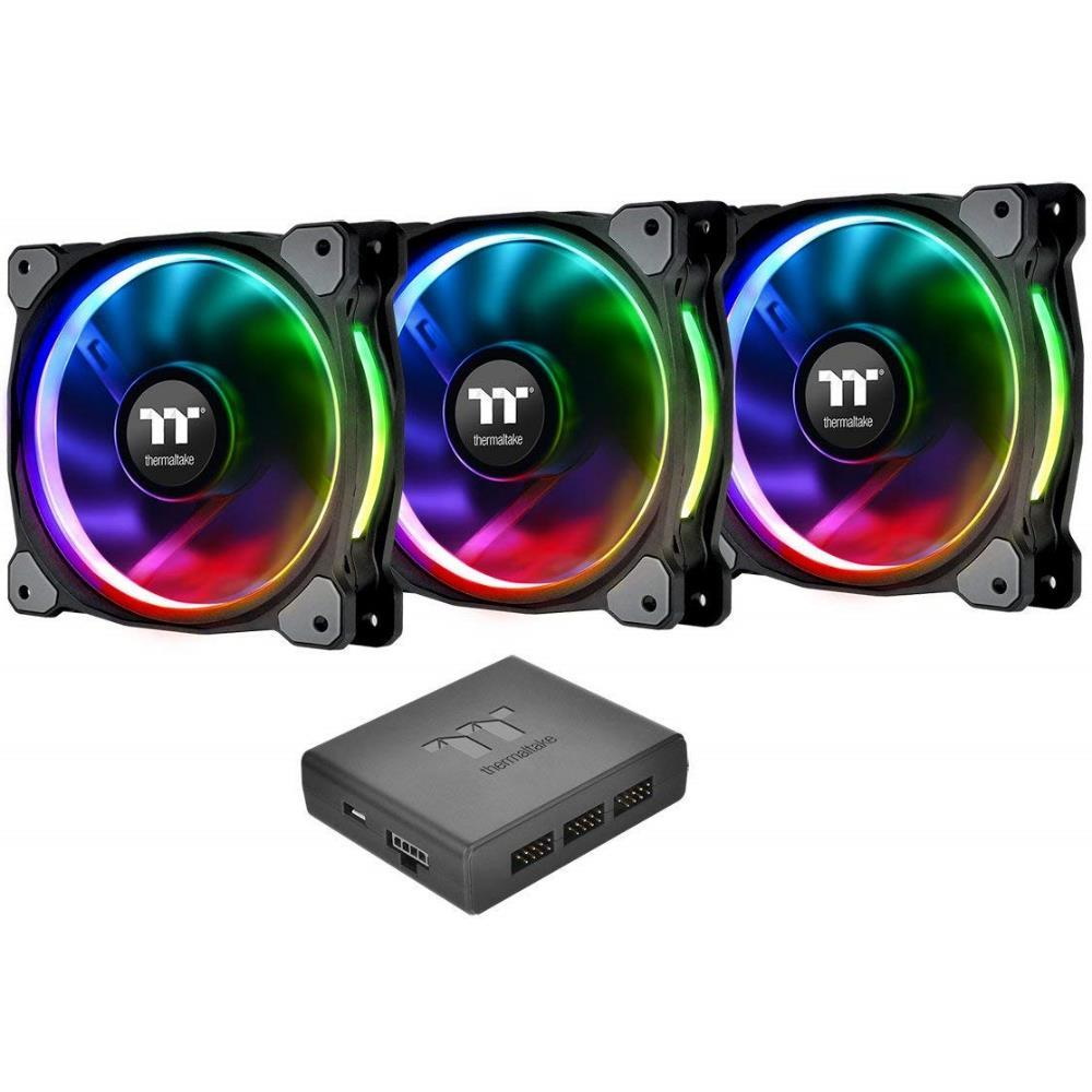 Thermaltake Riing Plus 14 RGB 140mm Computer Case Fans - Triple Pack