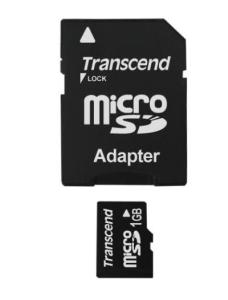 1Gb Transcend Micro SD TransFlash Card