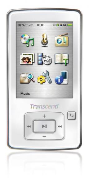 8GB Transcend MP870 Digital Music Player w/ FM Radio, Voice Recorder ...