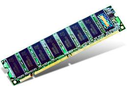 256MB Transcend PC133 SDRAM CL3 (16 chips) desktop memory