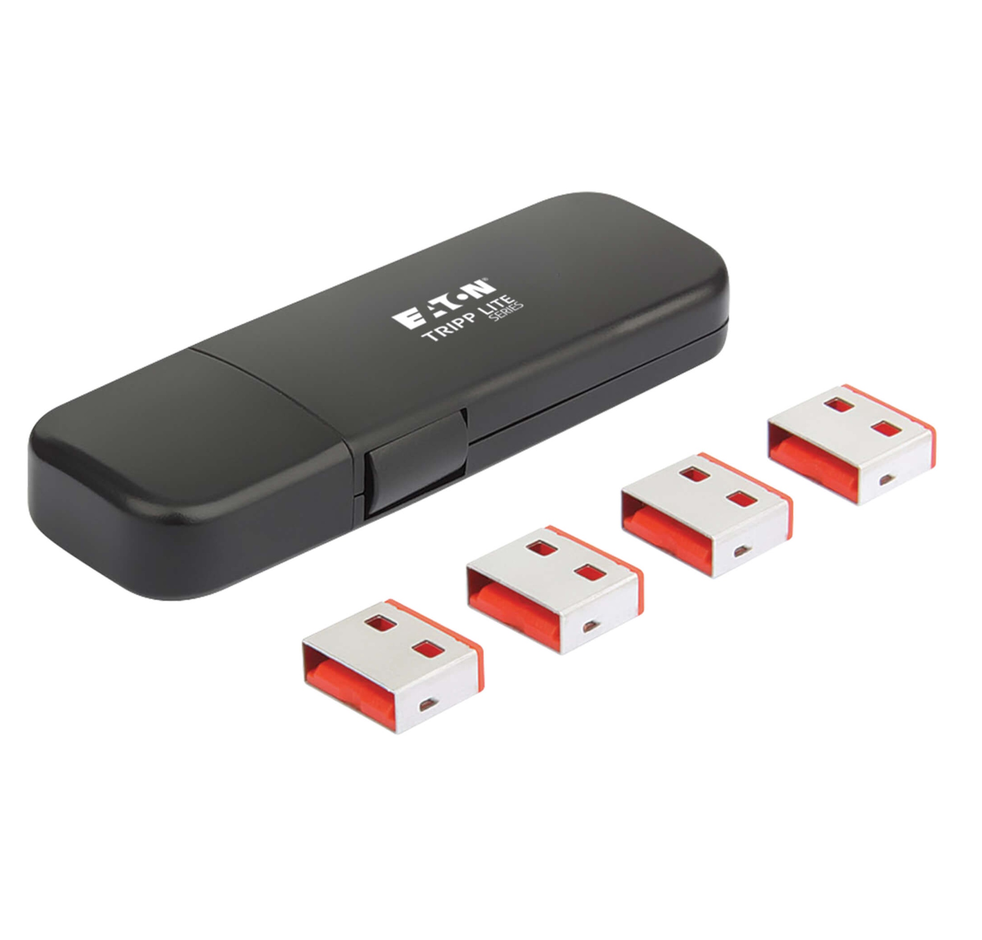 Tripp Lite series USB-A Port Blockers with Reusable Key - 4-Pack - TAA
