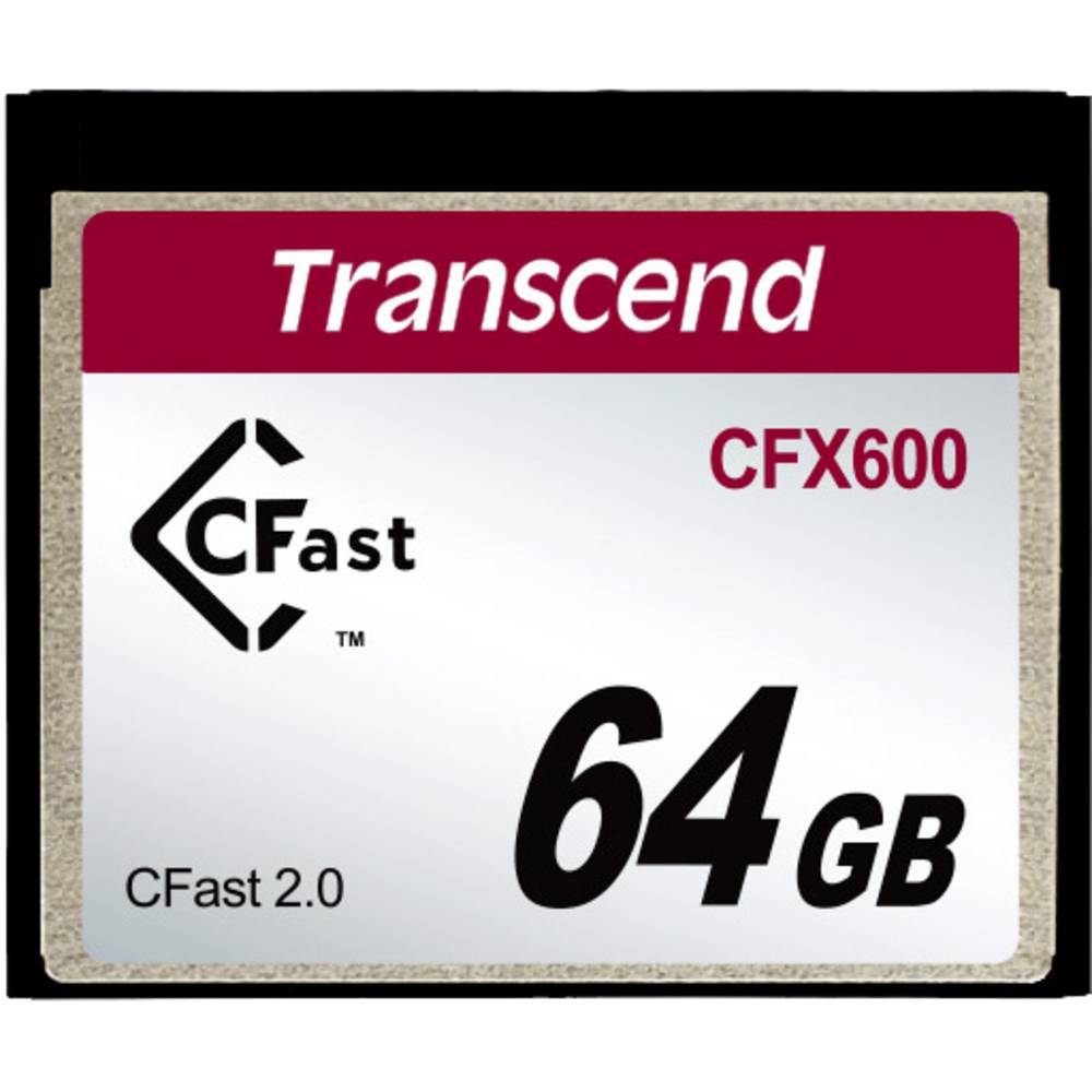 64GB Transcend CFX600 CFast 2.0 Memory Card