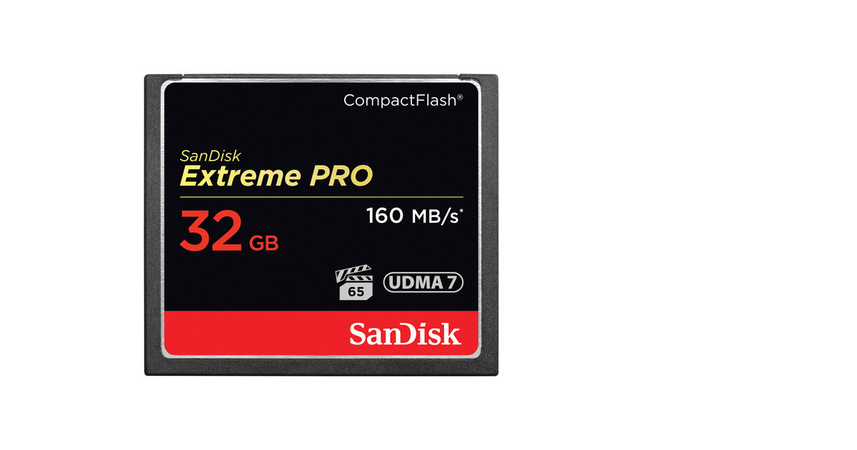32GB SanDisk Extreme Pro Compact Flash Memory Card